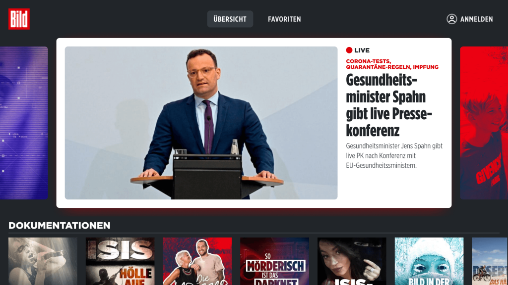 "Bild" bringt neue Smart-TV-App - smartissimo.de