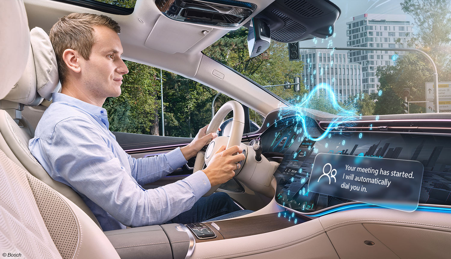 KI zieht ins Auto ein: Bosch zeigt intelligentes Cockpit der Zukunft ...